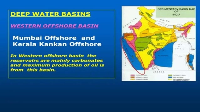 Over view on sedimentary basin of india in sedimentalogy | PPTX