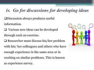 Overview on techniques involved in defining a problem | PPTX