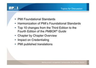 Overview pmbok guide4thedition | PDF