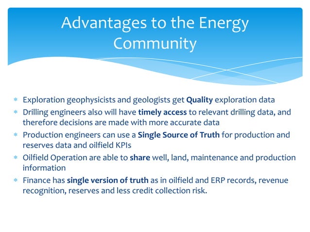 Overview ppdm data_architecture_in_oil and gas_ industry | PPTX