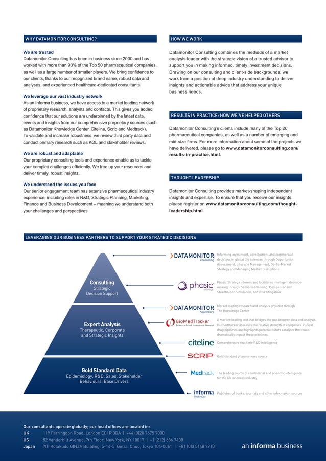 Datamonitor Consulting - An Overview of Our Services | PDF | Management ...