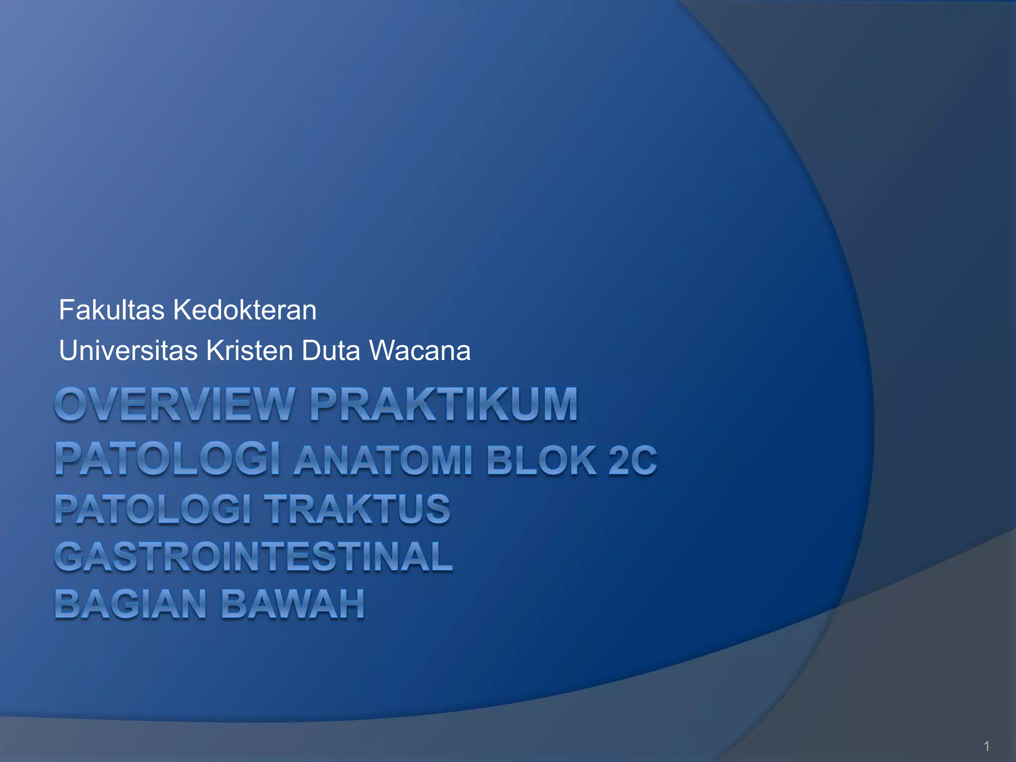 Overview Praktikum Patologi Anatomi Lower GIT Blok 2C.pptx