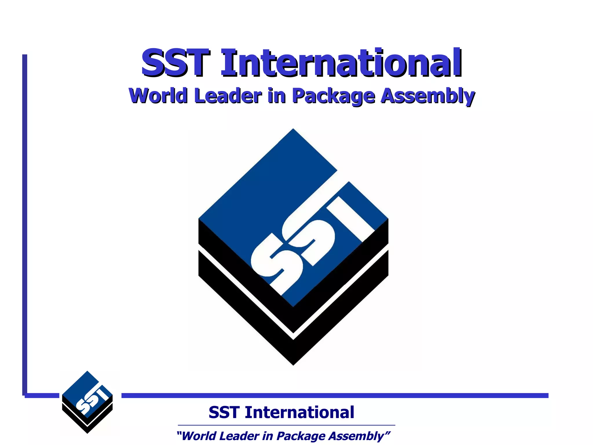 SST International Overview presentation | PPT