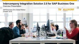 Overview presentation intercompany integration solution for sap ...