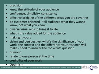 Overview principles of effective presentations | PPSX | Business Expos ...