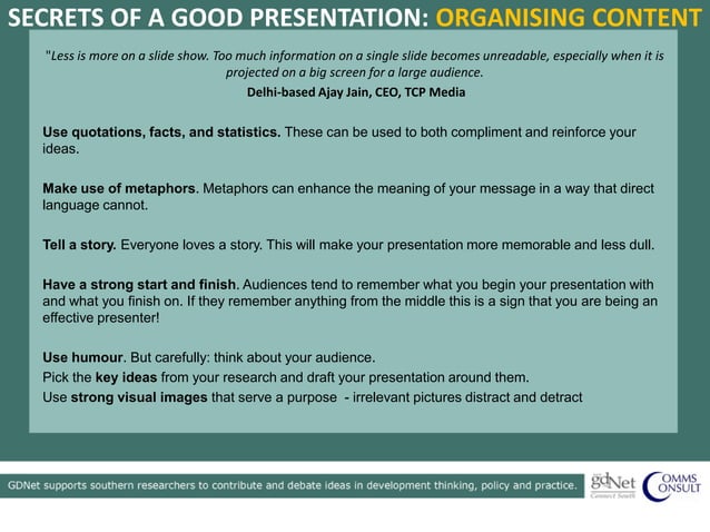 Overview principles of effective presentations | PPSX | Business Expos ...