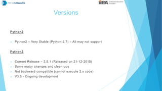 Introduction To Python | PPT