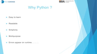 Introduction To Python | PPT