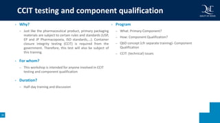 Overview QbD Training Package | PPT