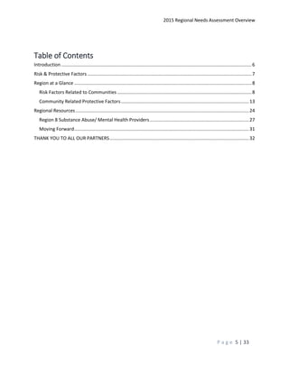 PRC Region 8 Regional Needs Assessment Overview | PDF