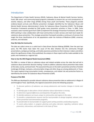 PRC Region 8 Regional Needs Assessment Overview | PDF