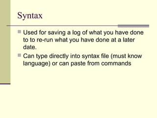 Overview spss instructor | PPT