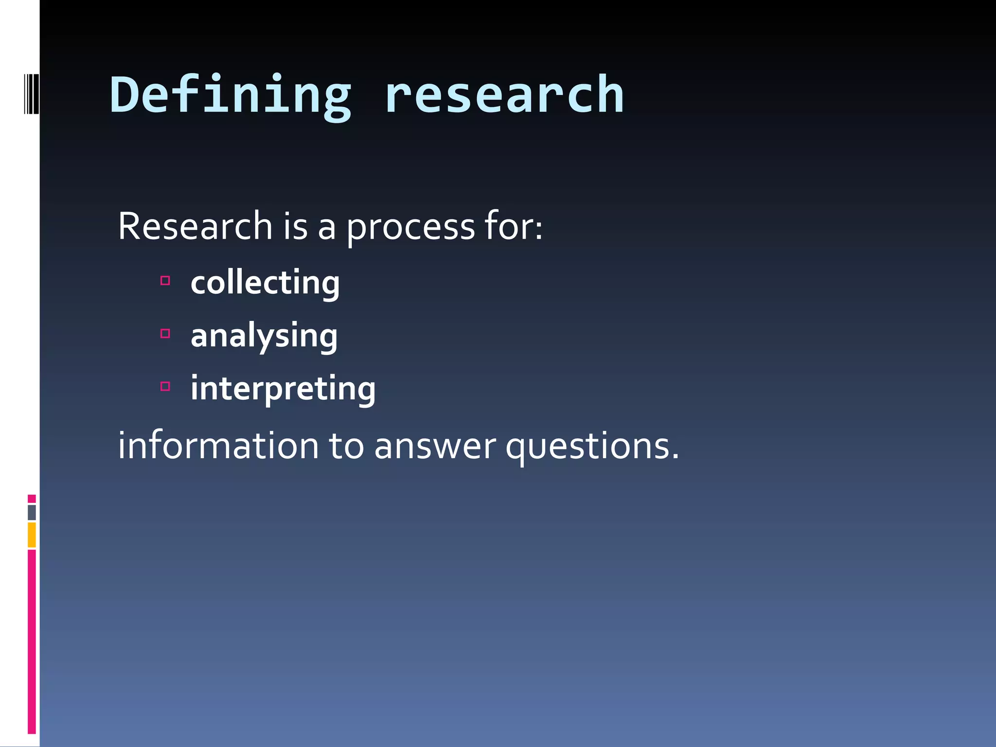 Overviews Research Methodology | PPT