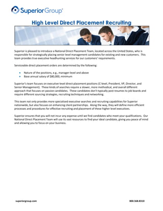 Overview superior group | PDF