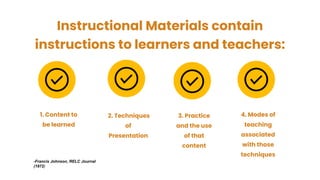 Overview & Theories of Instructional Materials.pptx