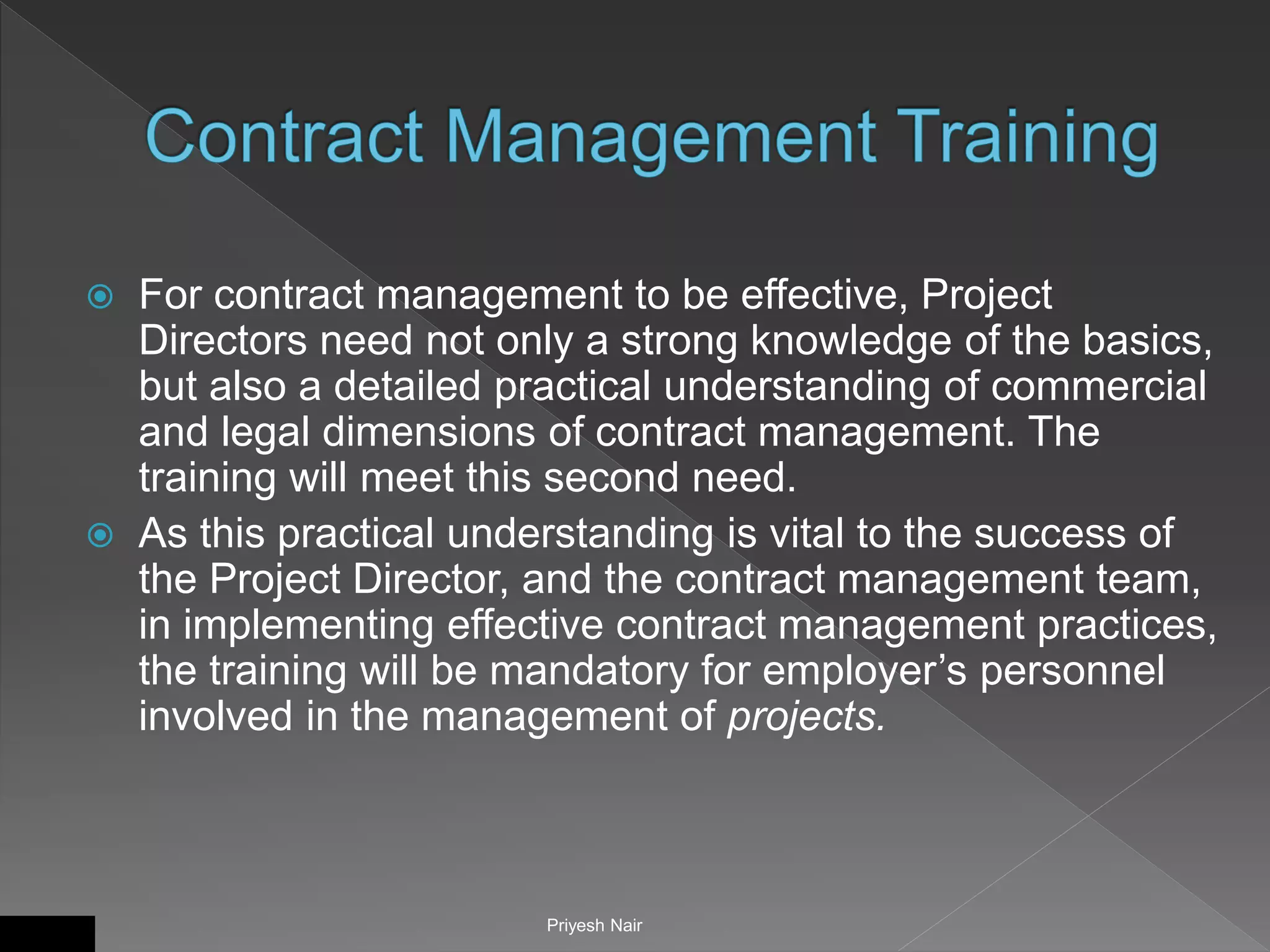 Overview to contract management | PPTX