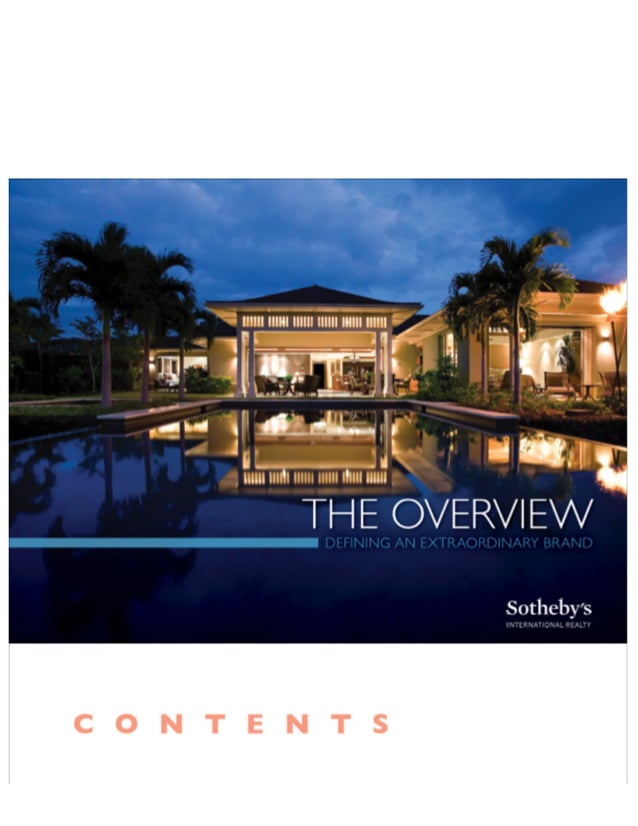 Sotheby's International Realty Overview 2014 | PDF