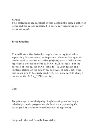 OverviewUsing the C-struct feature, design, implement and .docx