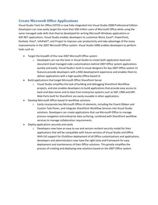 Overview visual studio | PDF