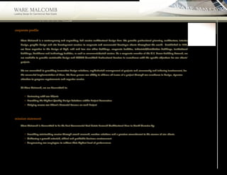 Ware Malcomb Brochure | PDF