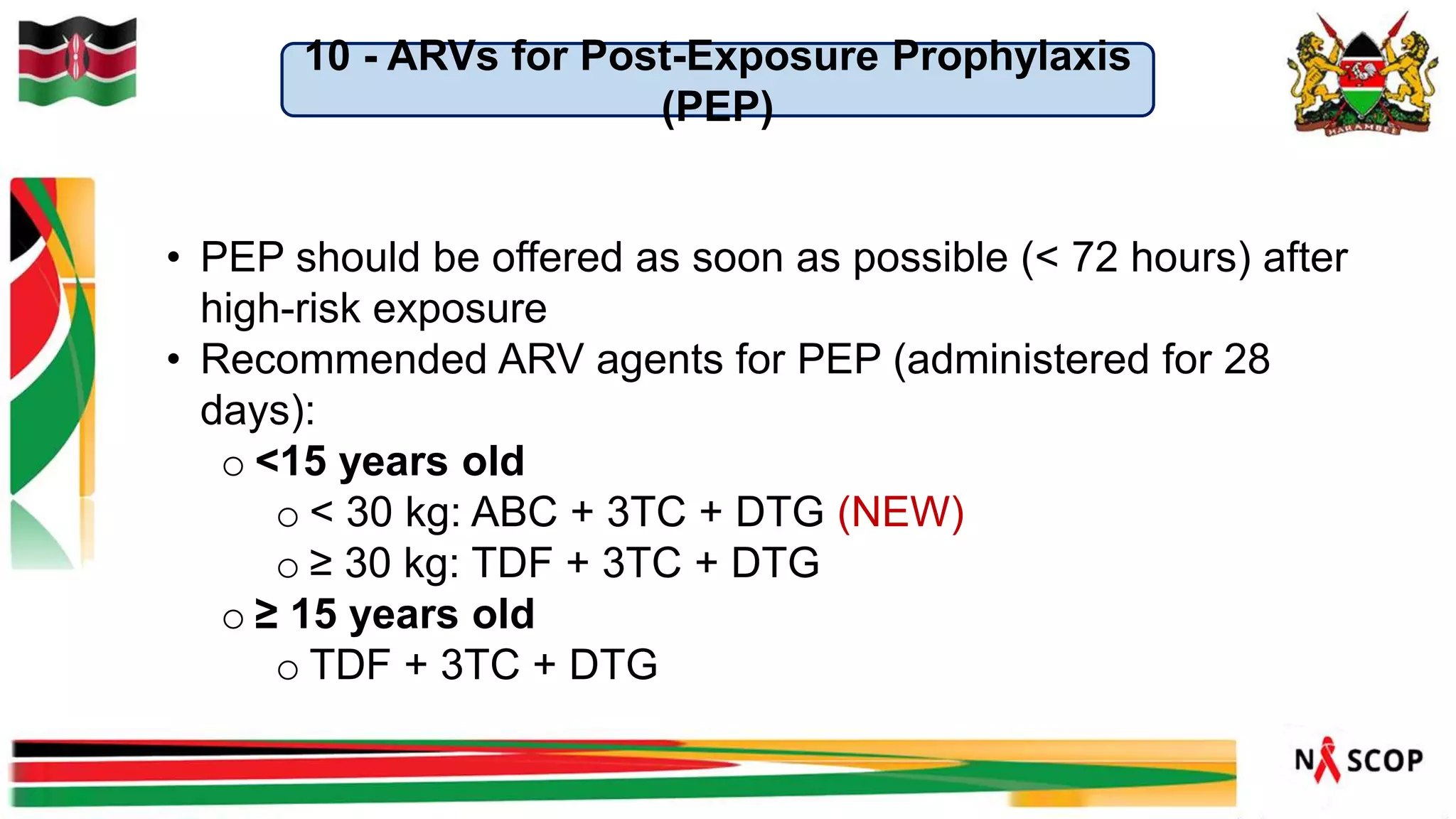 Overview & Whats New _Kenya Treatment and Prevention Guidelines, 2022 ...