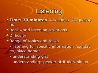 IELTS Orientation for the beginners to start the IELTS | PPT | Education