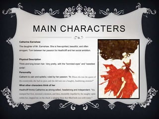 Overviewwutheringheights 120519094035-phpapp02 | PPT