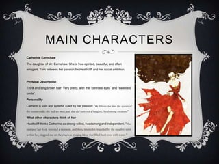 Wuthering Heights Overview | PPTX