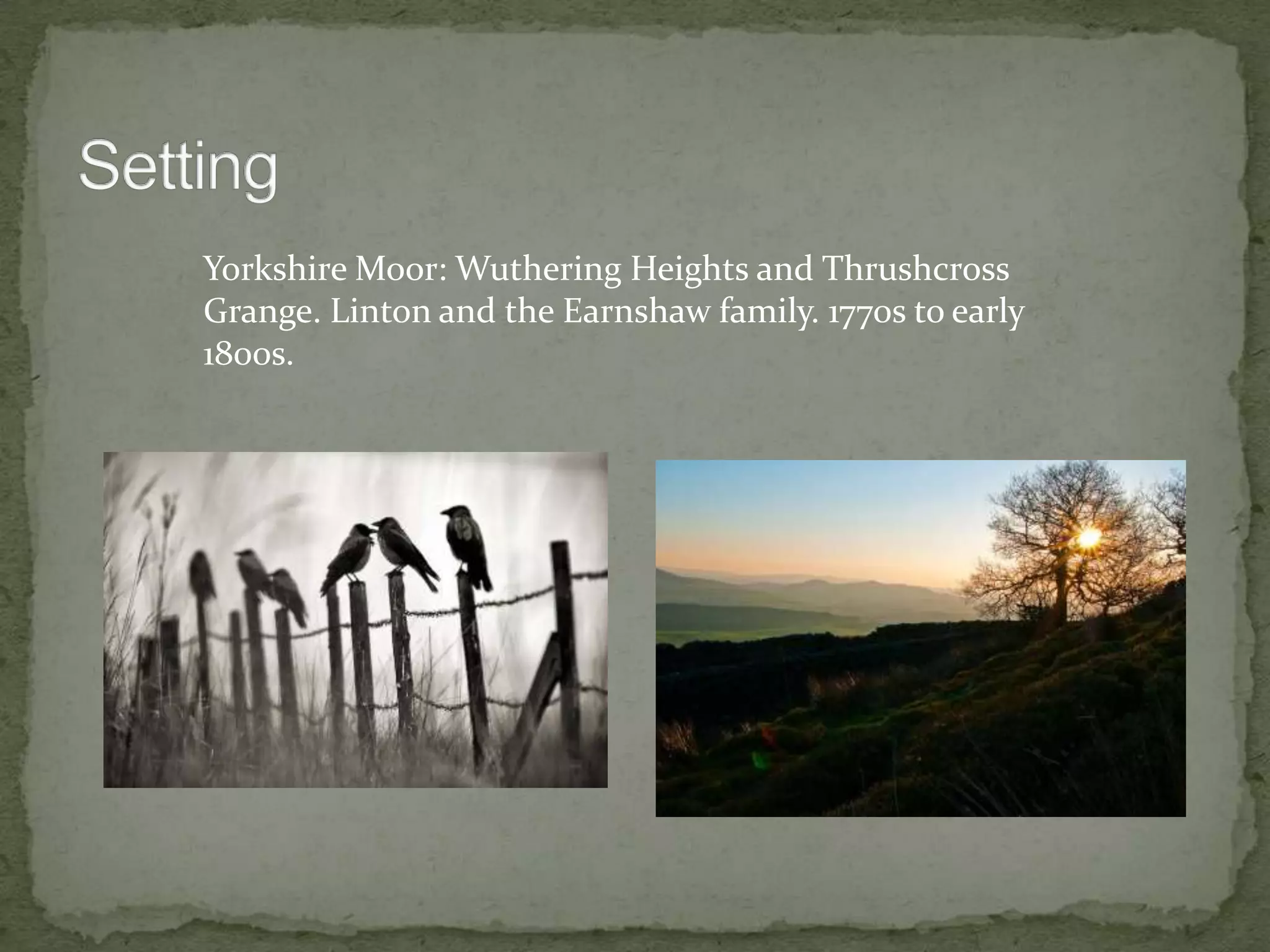 Wuthering Heights Overview | PPTX