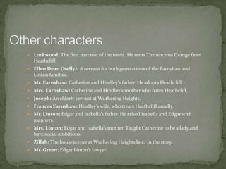Wuthering Heights Overview | PPTX | Romance | Genres