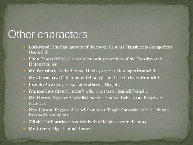 Wuthering Heights Overview | PPTX | Romance | Genres