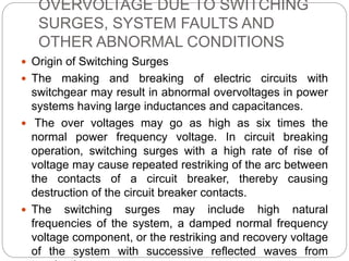 Overvoltage phenomenon | PPTX