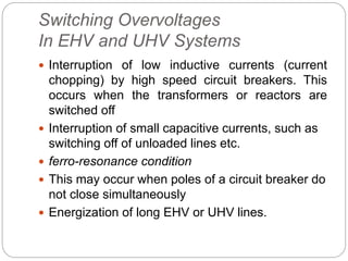 Overvoltage phenomenon | PPTX
