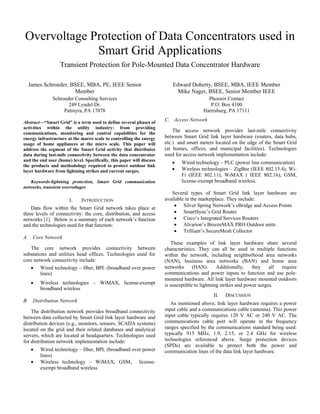Smart Grid Overvoltage Protection | PDF