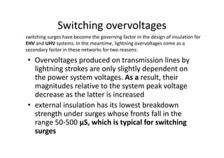 Overvoltages 1 | PDF
