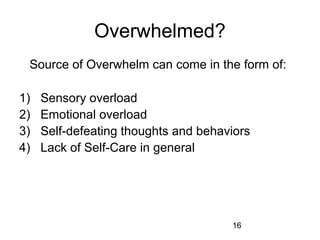 Overwhelm Or Overload? | PPT