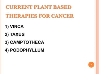 Overview of cancers plants | PPTX