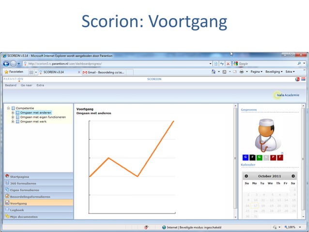 Overzicht scorion voorbeeldmodules screenshots | PDF