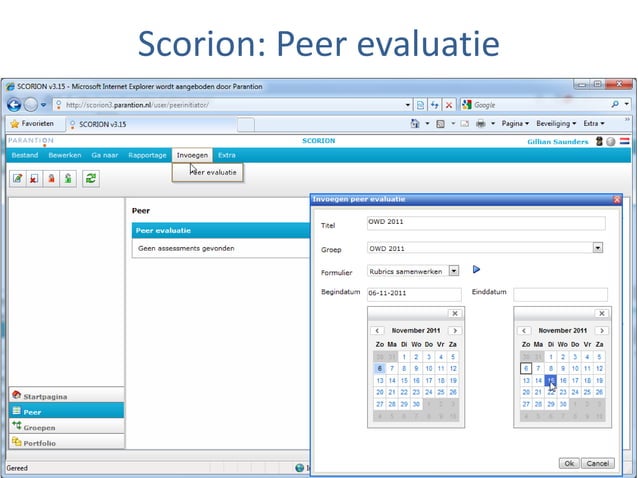Overzicht scorion voorbeeldmodules screenshots | PDF