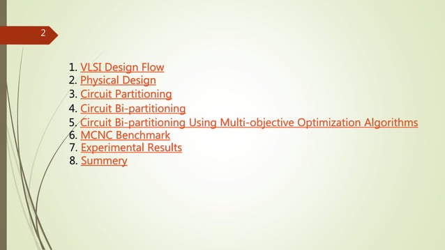 Circuit Partitioning For Vlsi Layout Presented By Oveis Dehghantanha Ppt