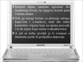 Ovisnost o internetu | PPT