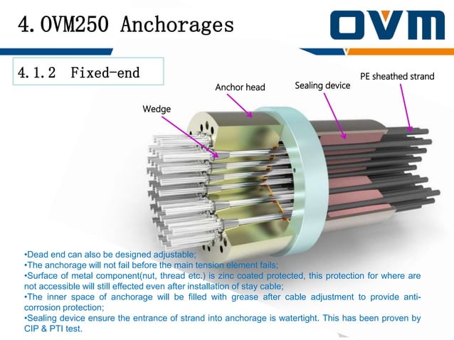 OVM250 Stay Cable System.ppt | Chemistry | Science