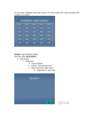 OVMS Jeopardy Game Tutorial | PDF