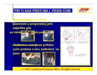 Krvarenje i zbrinjavanje rane | PPT