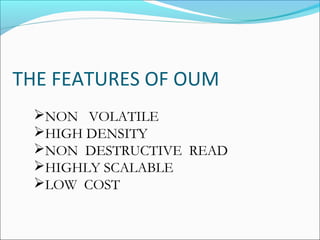 Ovonic unified memory | PPT