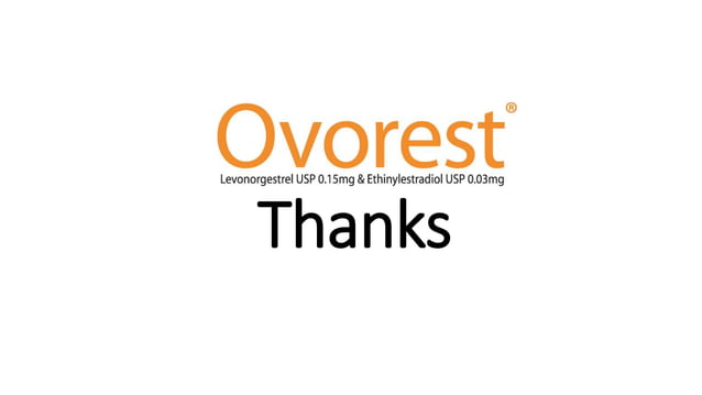 Ovorest Presentation.pptx | Birth Control | Reproductive Health