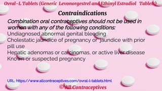 Ovral-L Tablets (Generic Levonorgestrel and Ethinyl Estradiol Tablets ...