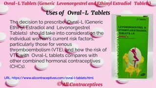 Ovral-L Tablets (Generic Levonorgestrel and Ethinyl Estradiol Tablets ...