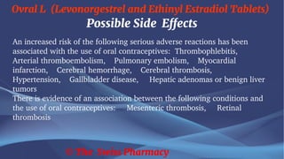 Ovral L (Levonorgestrel and Ethinyl Estradiol Tablets) | PDF