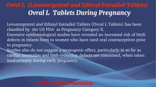 Ovral L (Levonorgestrel and Ethinyl Estradiol Tablets) | PDF ...